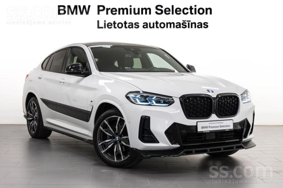 White BMW X4 2023 in Riga, with an engine capacity of 2.00 L and mileage of 51 thousand km for 48500 €, photo 6 on AUTOMOTO.COM.LV