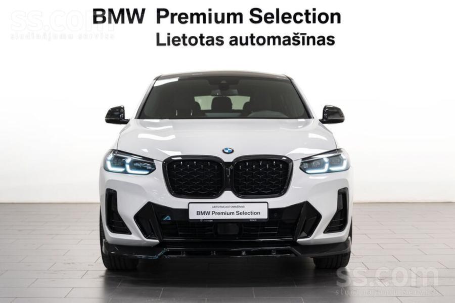 White BMW X4 2023 in Riga, with an engine capacity of 2.00 L and mileage of 51 thousand km for 48500 €, photo 7 on AUTOMOTO.COM.LV
