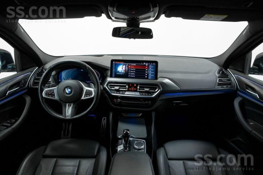 White BMW X4 2023 in Riga, with an engine capacity of 2.00 L and mileage of 51 thousand km for 48500 €, photo 8 on AUTOMOTO.COM.LV