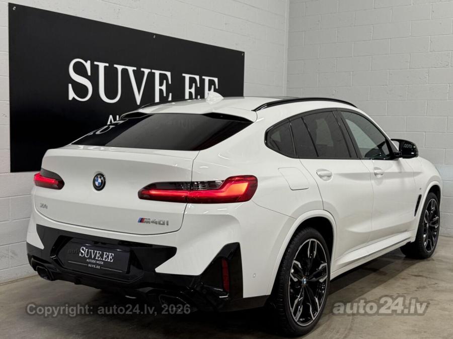 White BMW X4 2024 in Tallinn, with an engine capacity of 3.00 L and mileage of 19 thousand km for 58995 €, photo 10 on AUTOMOTO.COM.LV
