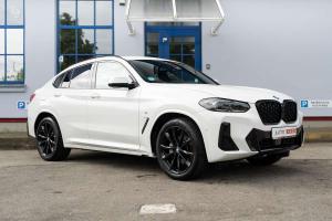 White BMW X4 2024 in Vilnius, with an engine capacity of 2.99 L and mileage of 37 thousand km for 54900 €, photo  on AUTOMOTO.COM.LV