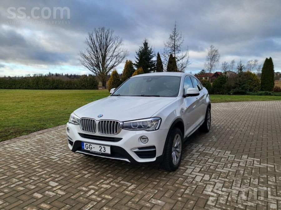 White BMW X4 2014 in Saldus, with an engine capacity of 2.00 L and mileage of 140 thousand km for 18215 €, photo 17 on AUTOMOTO.COM.LV