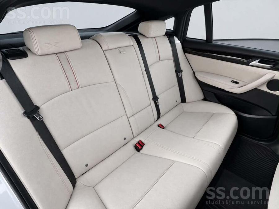 Balts BMW X4 2014 Daugavpils, ar dzinēja tilpumu 3.00 L un nobraukumu 111 tūkst. km par 25900 €, foto 16 vietnē AUTOMOTO.COM.LV