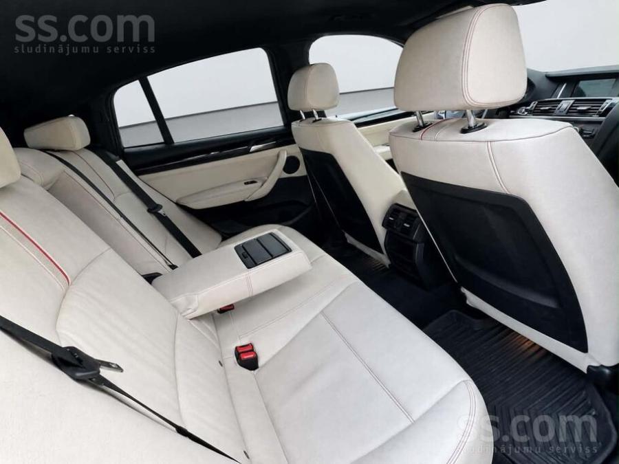 Balts BMW X4 2014 Daugavpils, ar dzinēja tilpumu 3.00 L un nobraukumu 111 tūkst. km par 25900 €, foto 17 vietnē AUTOMOTO.COM.LV