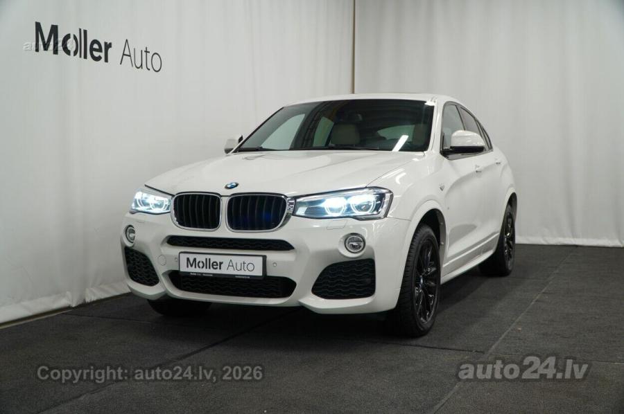 White BMW X4 2015 in Tallinn, with an engine capacity of 2.00 L and mileage of 116 thousand km for 24000 €, photo 2 on AUTOMOTO.COM.LV