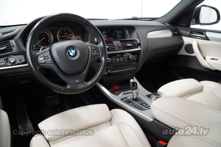 White BMW X4 2015 in Tallinn, with an engine capacity of 2.00 L and mileage of 116 thousand km for 24000 €, photo 10 on AUTOMOTO.COM.LV