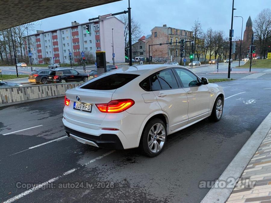 White BMW X4 2015 in Tallinn, with an engine capacity of 3.00 L and mileage of 219 thousand km for 19900 €, photo 2 on AUTOMOTO.COM.LV