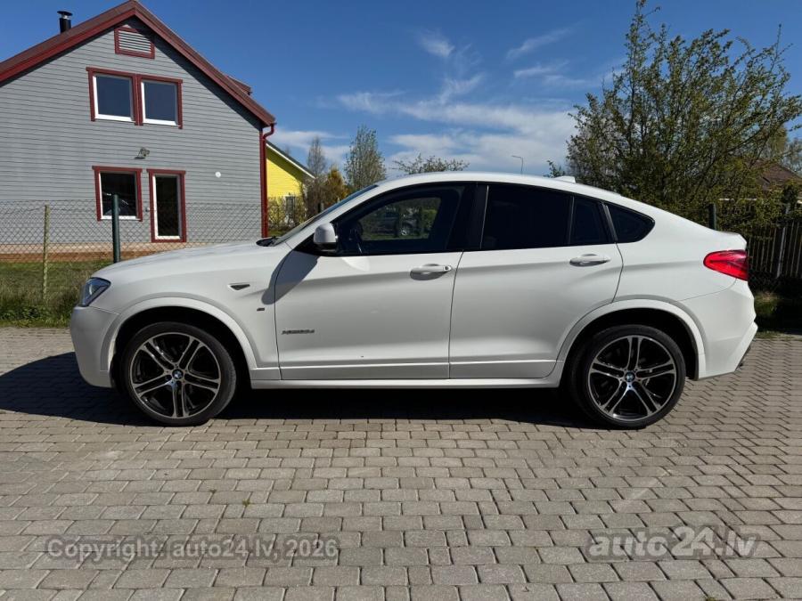 White BMW X4 2018 in Tallinn, with an engine capacity of 2.00 L and mileage of 112 thousand km for 27800 €, photo 4 on AUTOMOTO.COM.LV