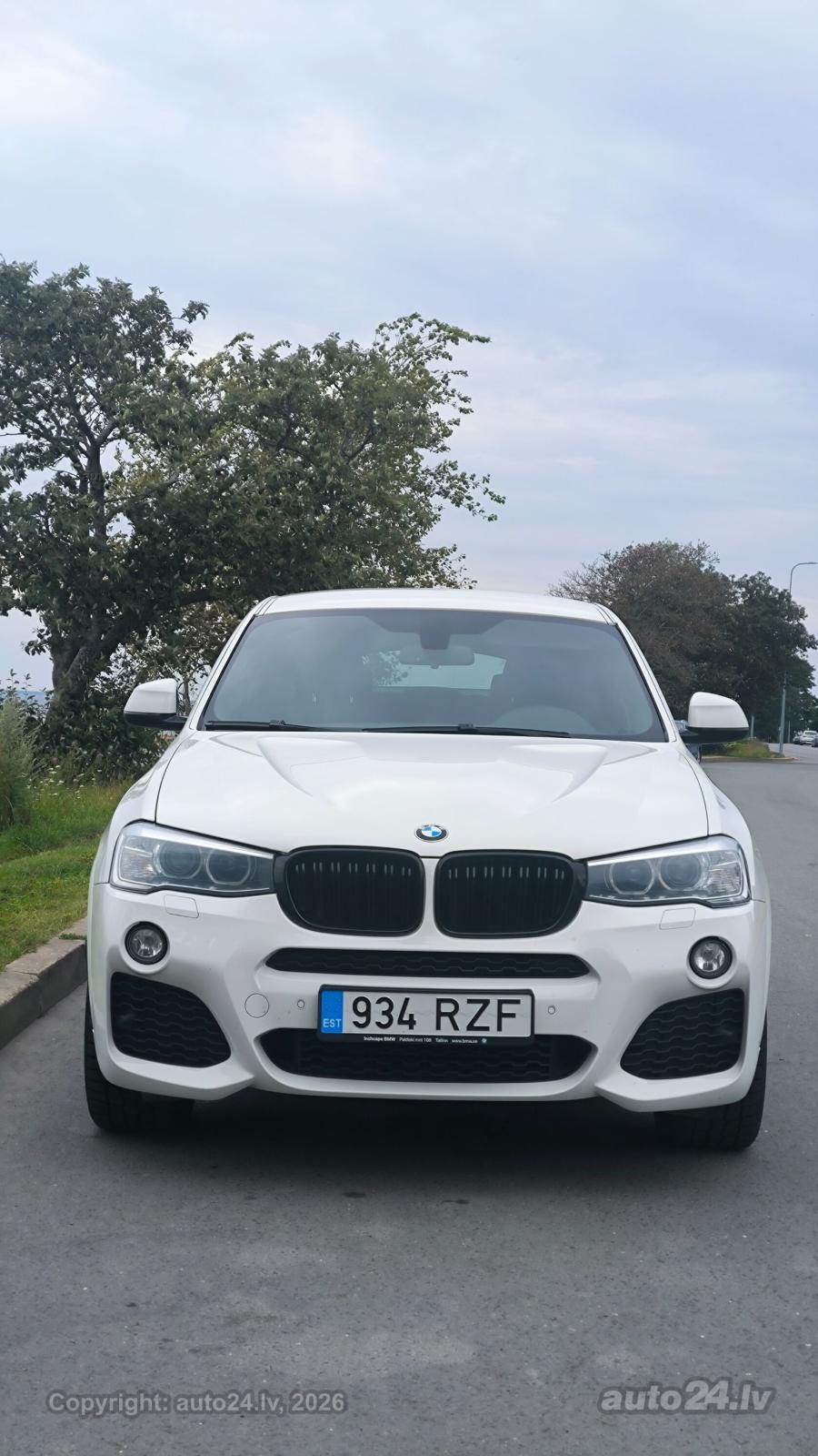White BMW X4 2018 in Tallinn, with an engine capacity of 2.00 L and mileage of 142 thousand km for 24400 €, photo 4 on AUTOMOTO.COM.LV