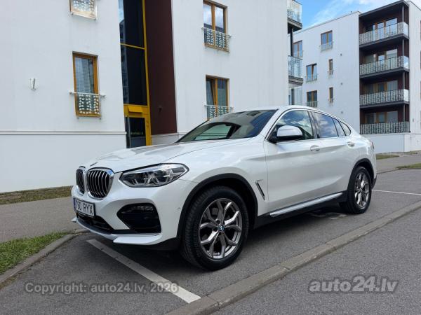 White BMW X4 2020 in Tallinn, with an engine capacity of 2.00 L and mileage of 49 thousand km for 37990 €, photo 3 on AUTOMOTO.COM.LV