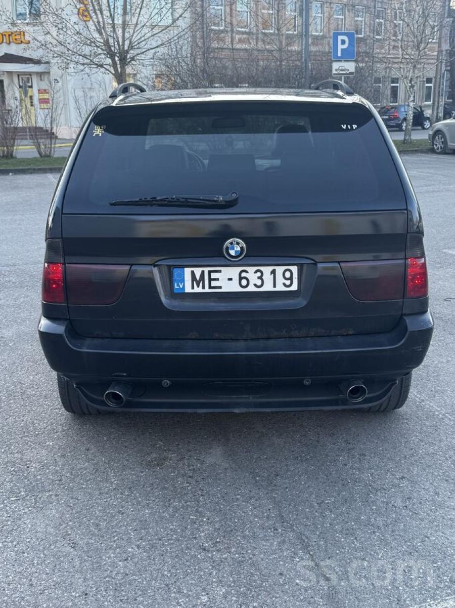 Melns BMW X5 2001 Daugavpils, ar dzinēja tilpumu 3.00 L un nobraukumu 430 tūkst. km par 3800 €, foto 3 vietnē AUTOMOTO.COM.LV