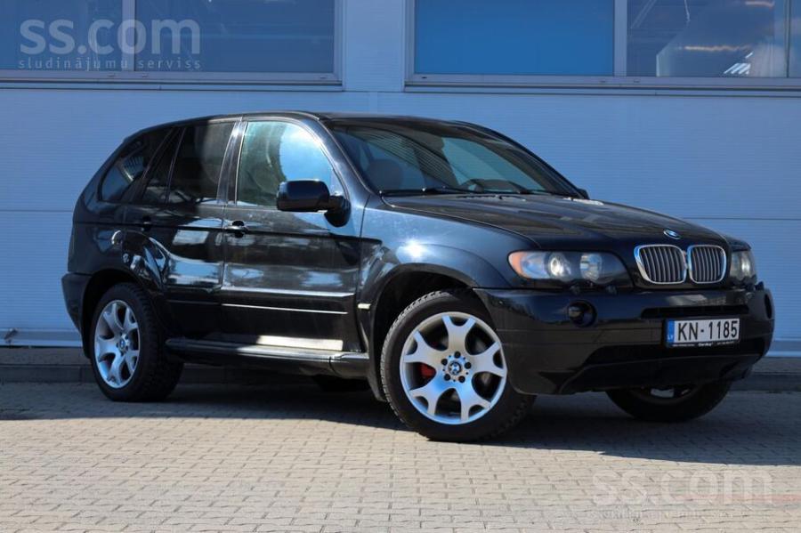 Melns BMW X5 2001 Rīga, ar dzinēja tilpumu 4.40 L un nobraukumu 0 tūkst. km par 3995 €, foto 4 vietnē AUTOMOTO.COM.LV