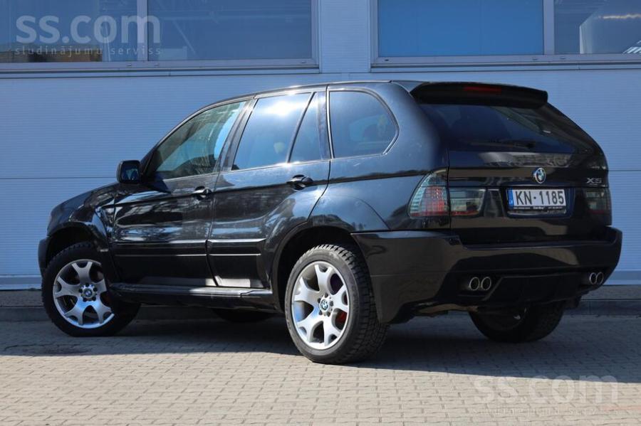 Melns BMW X5 2001 Rīga, ar dzinēja tilpumu 4.40 L un nobraukumu 0 tūkst. km par 3995 €, foto 5 vietnē AUTOMOTO.COM.LV