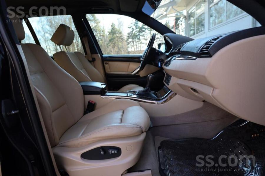 Melns BMW X5 2001 Rīga, ar dzinēja tilpumu 4.40 L un nobraukumu 0 tūkst. km par 3995 €, foto 18 vietnē AUTOMOTO.COM.LV