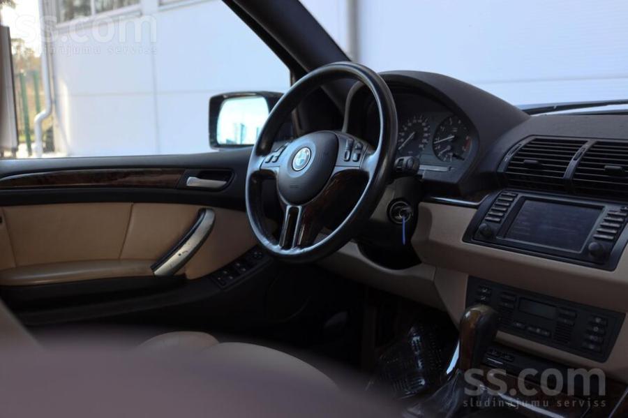 Melns BMW X5 2001 Rīga, ar dzinēja tilpumu 4.40 L un nobraukumu 0 tūkst. km par 3995 €, foto 20 vietnē AUTOMOTO.COM.LV
