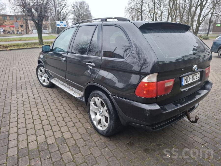 Melns BMW X5 2001 Jelgava, ar dzinēja tilpumu 3.00 L un nobraukumu 423 tūkst. km par 3400 €, foto 7 vietnē AUTOMOTO.COM.LV