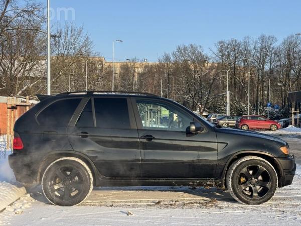 Black BMW X5 2001 in Riga, with an engine capacity of 3.00 L and mileage of 0 thousand km for 2850 €, photo 10 on AUTOMOTO.COM.LV