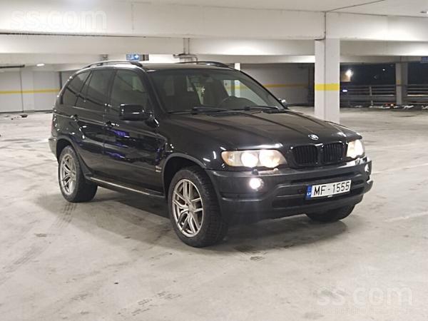 Melns BMW X5 2001 Rīga, ar dzinēja tilpumu 3.00 L un nobraukumu 0 tūkst. km par 3200 €, foto 3 vietnē AUTOMOTO.COM.LV