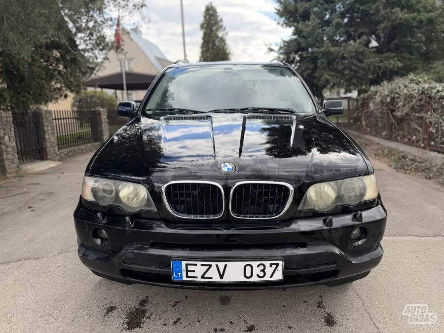 Черный БМВ Х5 2001 в Каунас, объемом двигателя 3.00 л и пробегом 252 тыс. км за 3190 €, фото 3 на AUTOMOTO.COM.LV