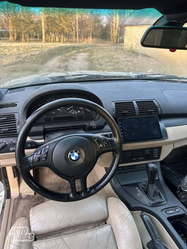 Melns BMW X5 2001 Joniškis, ar dzinēja tilpumu 4.40 L un nobraukumu 371 tūkst. km par 2300 €, foto 8 vietnē AUTOMOTO.COM.LV