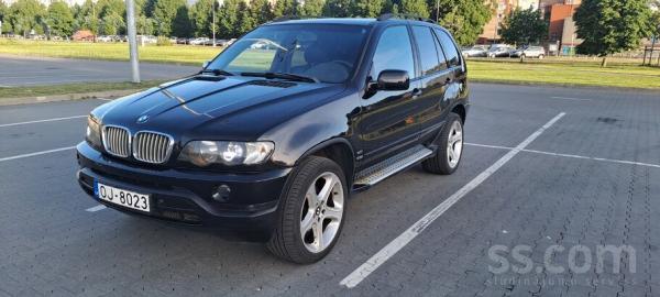 Black BMW X5 2001 in Riga, with an engine capacity of 3.00 L and mileage of 369 thousand km for 3870 €, photo 3 on AUTOMOTO.COM.LV