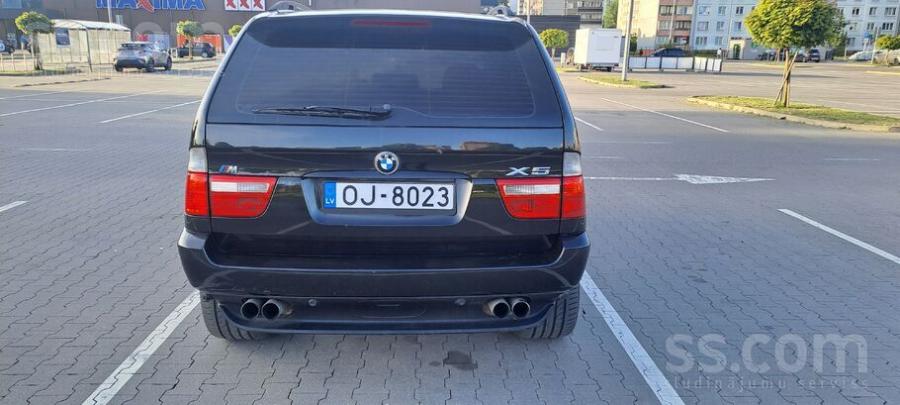 Black BMW X5 2001 in Riga, with an engine capacity of 3.00 L and mileage of 369 thousand km for 3870 €, photo 5 on AUTOMOTO.COM.LV