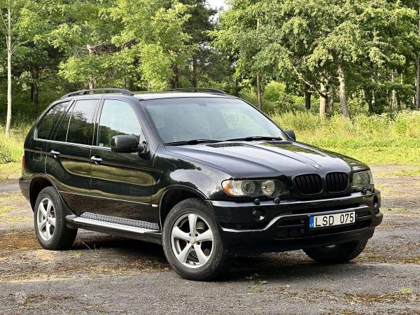 Melns BMW X5 2001 Viļņa, ar dzinēja tilpumu 3.00 L un nobraukumu 400 tūkst. km par 2200 €, foto 5 vietnē AUTOMOTO.COM.LV