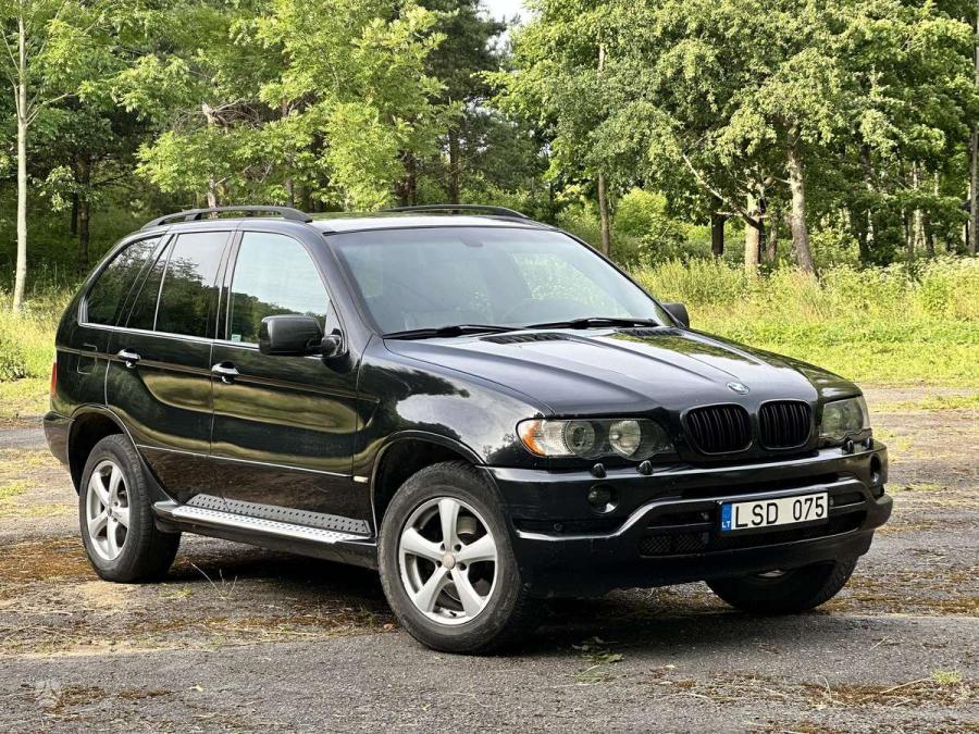 Melns BMW X5 2001 Viļņa, ar dzinēja tilpumu 3.00 L un nobraukumu 400 tūkst. km par 2200 €, foto 6 vietnē AUTOMOTO.COM.LV