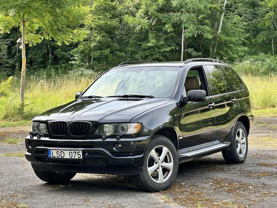 Melns BMW X5 2001 Viļņa, ar dzinēja tilpumu 3.00 L un nobraukumu 400 tūkst. km par 2200 €, foto 12 vietnē AUTOMOTO.COM.LV