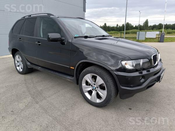 Black BMW X5 2001 in Preili, with an engine capacity of 3.00 L and mileage of 600 thousand km for 3350 €, photo 3 on AUTOMOTO.COM.LV