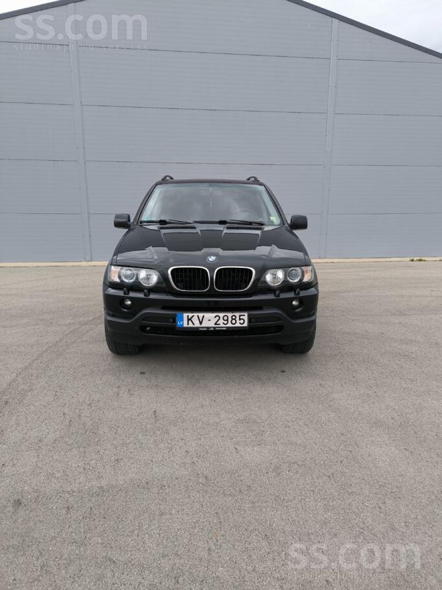 Black BMW X5 2001 in Preili, with an engine capacity of 3.00 L and mileage of 600 thousand km for 3350 €, photo 3 on AUTOMOTO.COM.LV