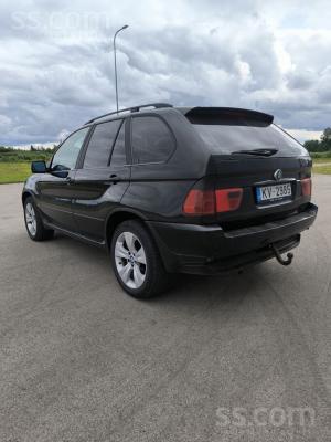 Black BMW X5 2001 in Preili, with an engine capacity of 3.00 L and mileage of 600 thousand km for 3350 €, photo 5 on AUTOMOTO.COM.LV