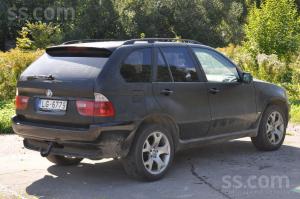 Melns BMW X5 2001 Rīga, ar dzinēja tilpumu 3.00 L un nobraukumu 426 tūkst. km par 1850 €, foto 4 vietnē AUTOMOTO.COM.LV