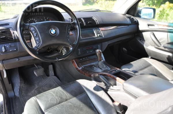 БМВ Х5 2001 в Рига на AUTOMOTO.COM.LV Черный БМВ Х5 2001 в Рига, объемом двигателя 3.00 л и пробегом 426 тыс. км за 1850 €, фото 6 на AUTOMOTO.COM.LV