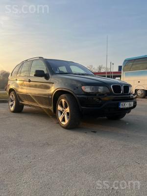 Black BMW X5 2002 in Riga, with an engine capacity of 3.00 L and mileage of 359 thousand km for 3800 €, photo 7 on AUTOMOTO.COM.LV