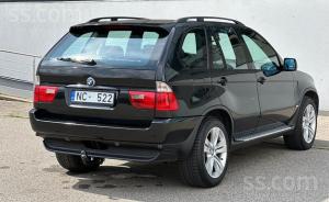Black BMW X5 2002 in Riga, with an engine capacity of 3.00 L and mileage of 305 thousand km for 4690 €, photo 4 on AUTOMOTO.COM.LV