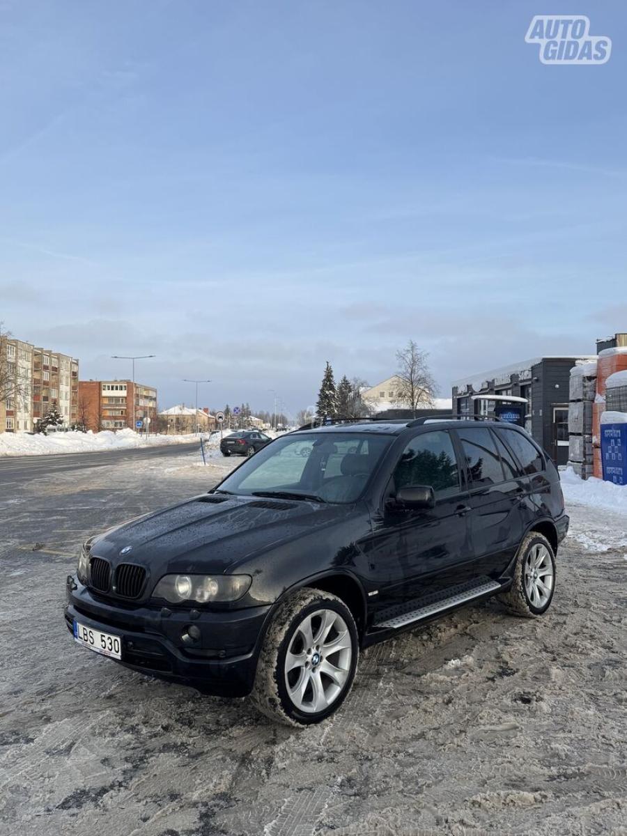 Black BMW X5 2002 in Palanga, with an engine capacity of 2.90 L and mileage of 390 thousand km for 3650 €, photo 1 on AUTOMOTO.COM.LV