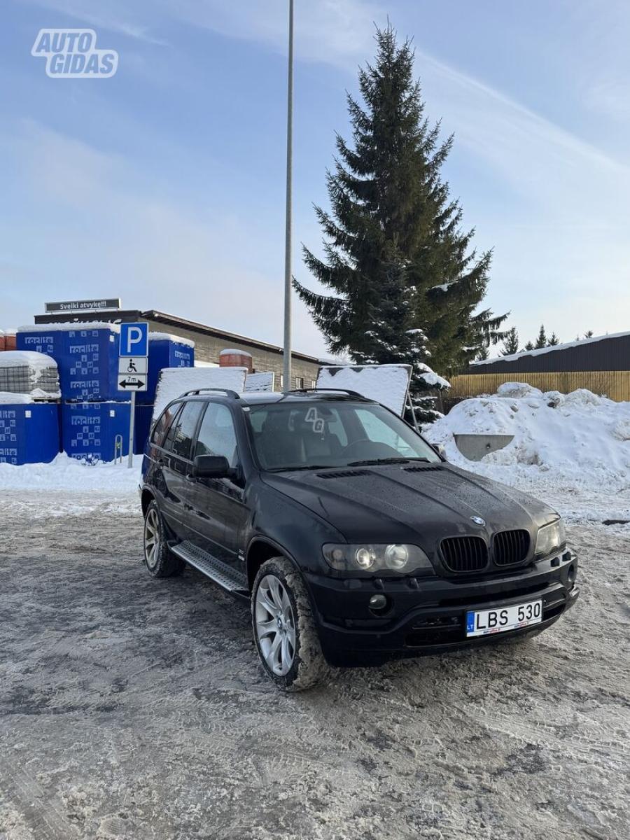 Black BMW X5 2002 in Palanga, with an engine capacity of 2.90 L and mileage of 390 thousand km for 3650 €, photo 2 on AUTOMOTO.COM.LV