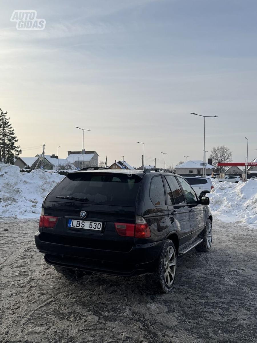 Black BMW X5 2002 in Palanga, with an engine capacity of 2.90 L and mileage of 390 thousand km for 3650 €, photo 5 on AUTOMOTO.COM.LV