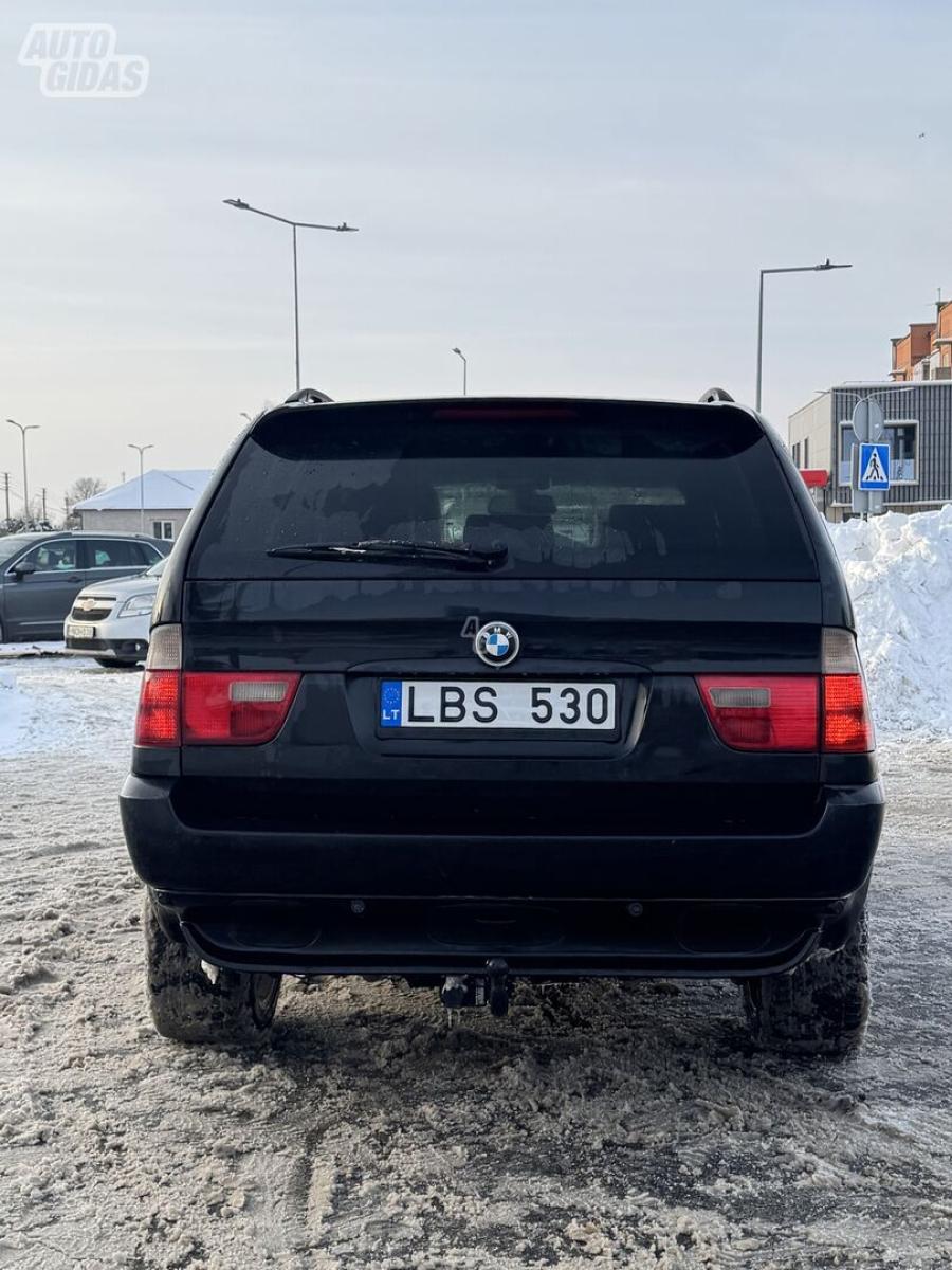 Black BMW X5 2002 in Palanga, with an engine capacity of 2.90 L and mileage of 390 thousand km for 3650 €, photo 6 on AUTOMOTO.COM.LV