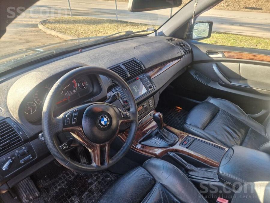 Melns BMW X5 2002 Krāslava, ar dzinēja tilpumu 3.00 L un nobraukumu 390 tūkst. km par 3250 €, foto 6 vietnē AUTOMOTO.COM.LV