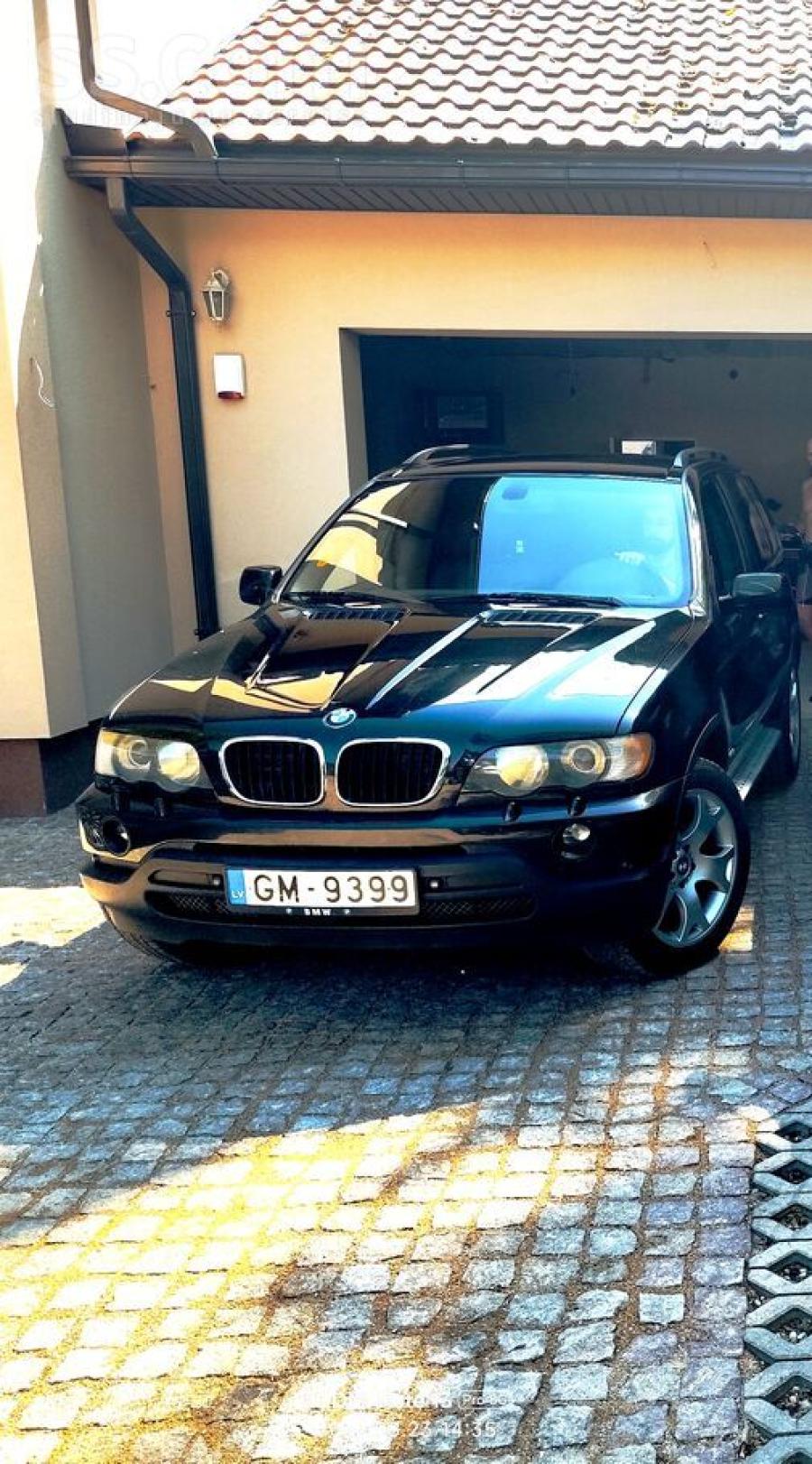 Black BMW X5 2002 in Riga, with an engine capacity of 3.00 L and mileage of 364 thousand km for 5000 €, photo 17 on AUTOMOTO.COM.LV