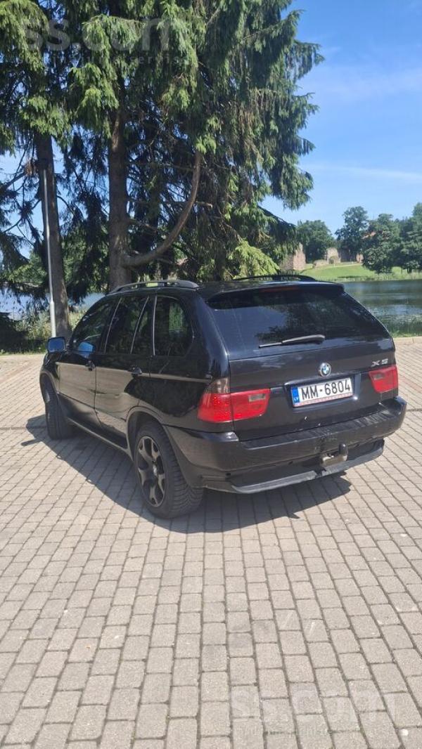 Melns BMW X5 2002 Alūksne, ar dzinēja tilpumu 3.00 L un nobraukumu 480 tūkst. km par 3800 €, foto 3 vietnē AUTOMOTO.COM.LV