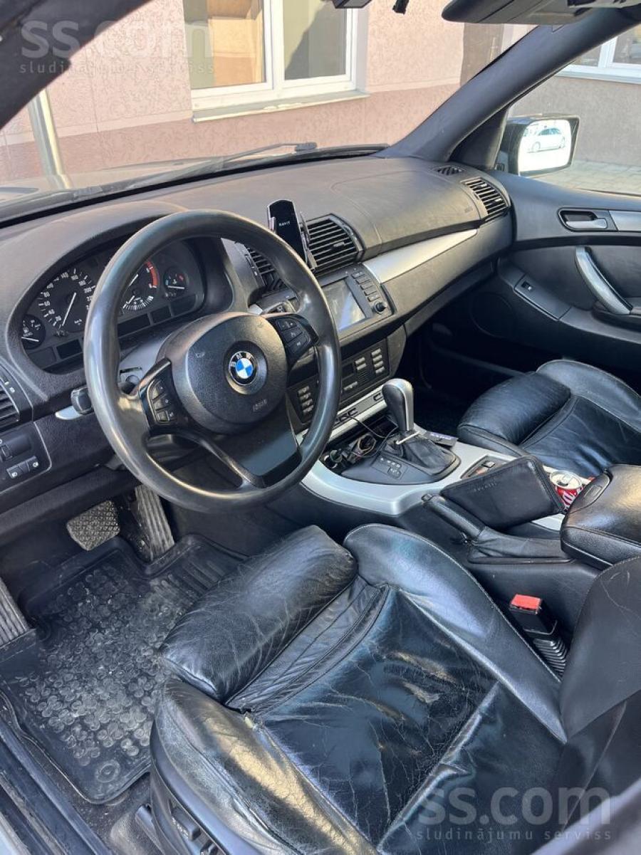 Melns BMW X5 2002 Preiļi, ar dzinēja tilpumu 3.00 L un nobraukumu 383 tūkst. km par 3500 €, foto 7 vietnē AUTOMOTO.COM.LV