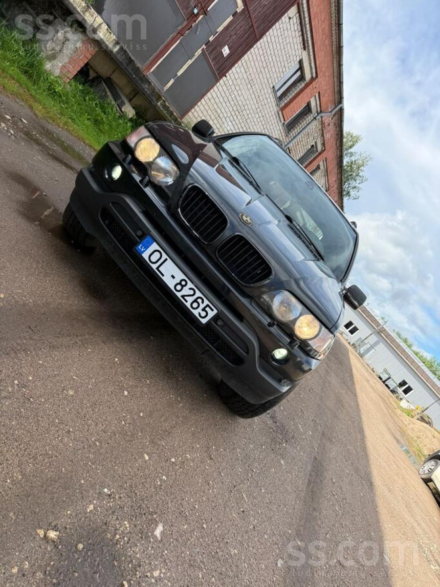 Melns BMW X5 2002 Rēzekne, ar dzinēja tilpumu 3.00 L un nobraukumu 371 tūkst. km par 7200 €, foto 1 vietnē AUTOMOTO.COM.LV