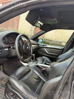 Melns BMW X5 2002 Rēzekne, ar dzinēja tilpumu 3.00 L un nobraukumu 371 tūkst. km par 7200 €, foto 3 vietnē AUTOMOTO.COM.LV