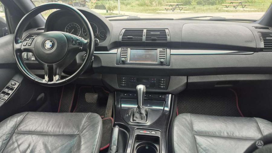 Black BMW X5 2002 in Klaipeda, with an engine capacity of 2.93 L and mileage of 380 thousand km for 2699 €, photo 15 on AUTOMOTO.COM.LV