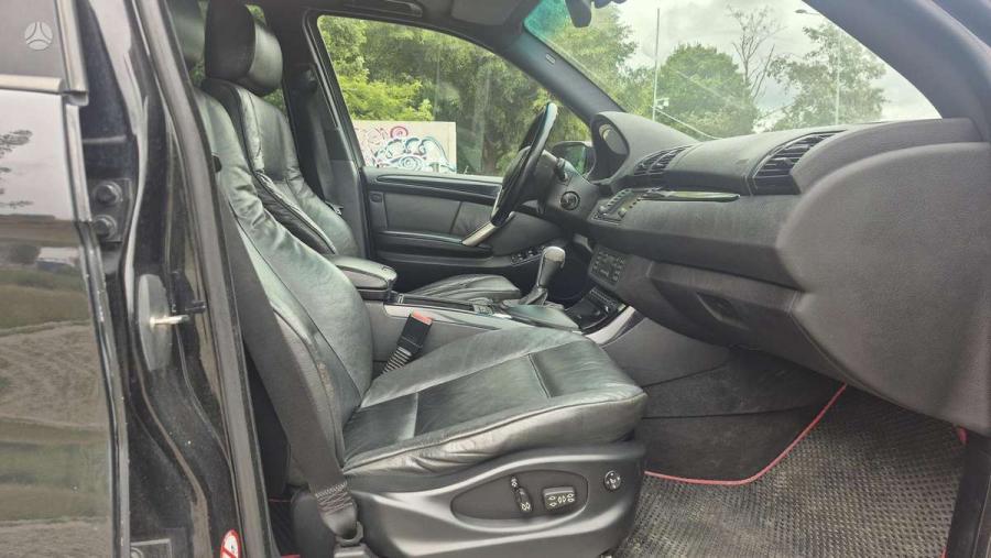 Black BMW X5 2002 in Klaipeda, with an engine capacity of 2.93 L and mileage of 380 thousand km for 2699 €, photo 16 on AUTOMOTO.COM.LV
