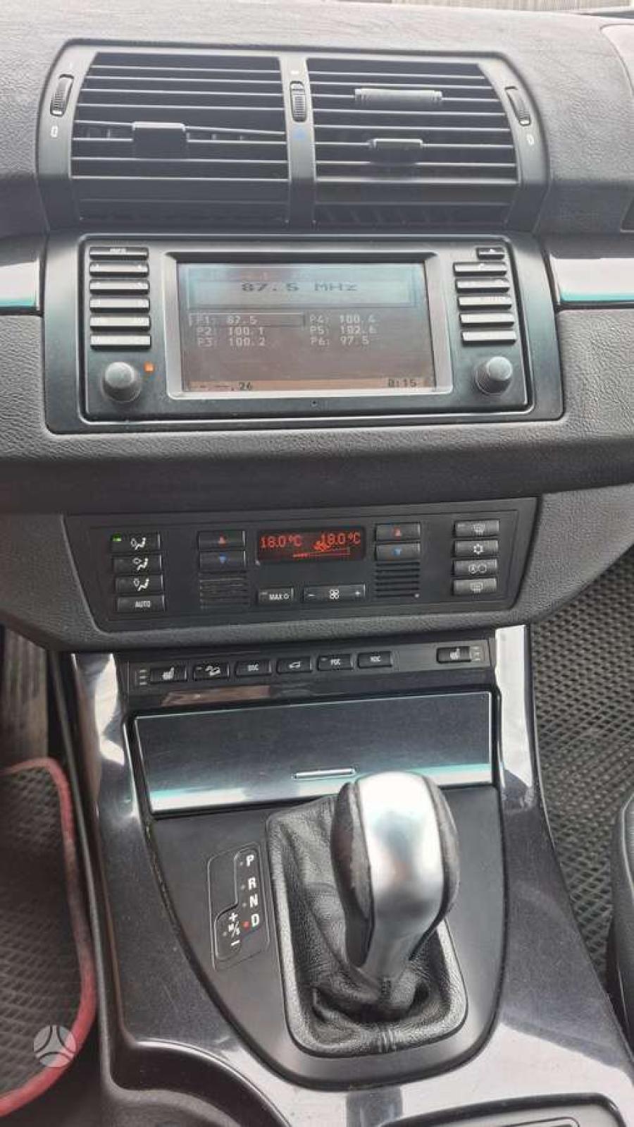 Black BMW X5 2002 in Klaipeda, with an engine capacity of 2.93 L and mileage of 380 thousand km for 2699 €, photo 18 on AUTOMOTO.COM.LV