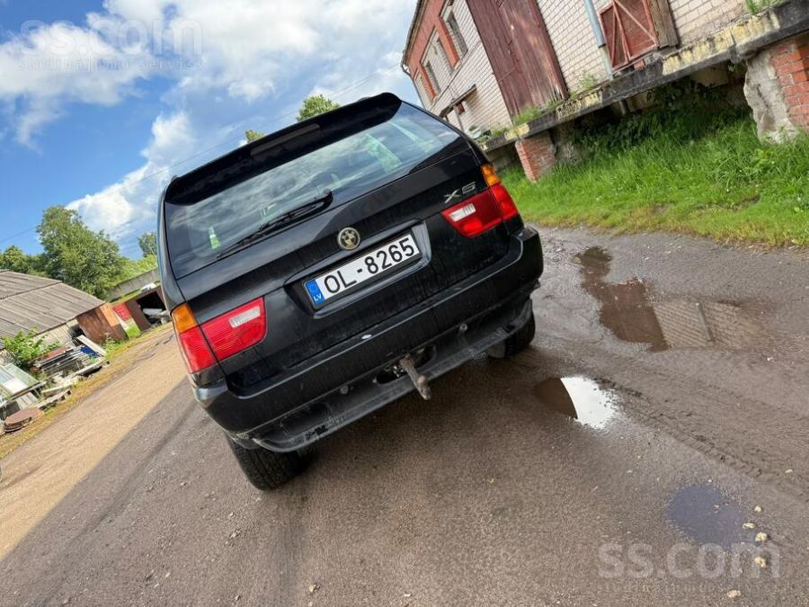 Черный БМВ Х5 2002 в Резекне, объемом двигателя 3.00 л и пробегом 370 тыс. км за 2450 €, фото 7 на AUTOMOTO.COM.LV